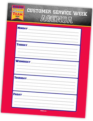 Agenda Vertical – Customer Service Week