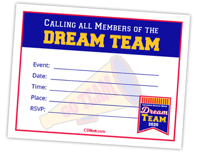 Invitation (small for handout) – Customer Service Week