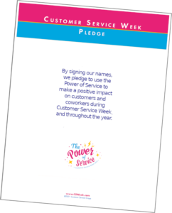 Customer Service Week Pledge – Customer Service Week