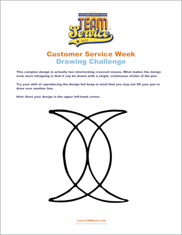 Drawing Challenge – Customer Service Week